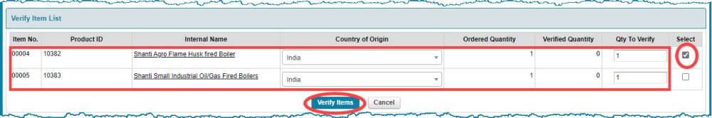 Verify Pick - Crest ERP User Manual - 1.0