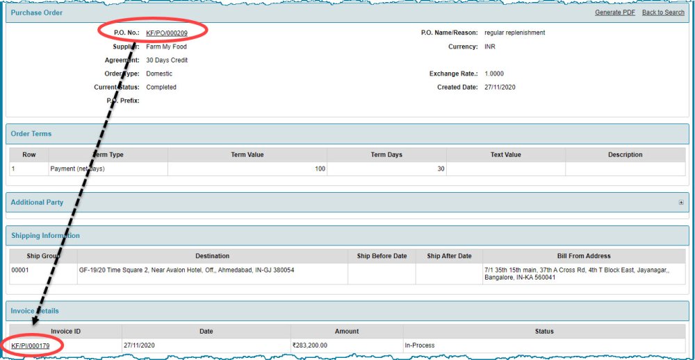 PURCHASE INVOICE BOOKING - Crest ERP User Manual - 1.0