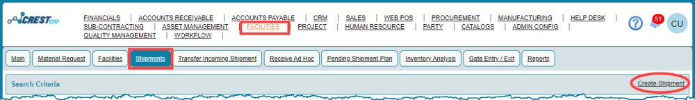 STO-Ship The Order - Crest ERP User Manual - 1.0