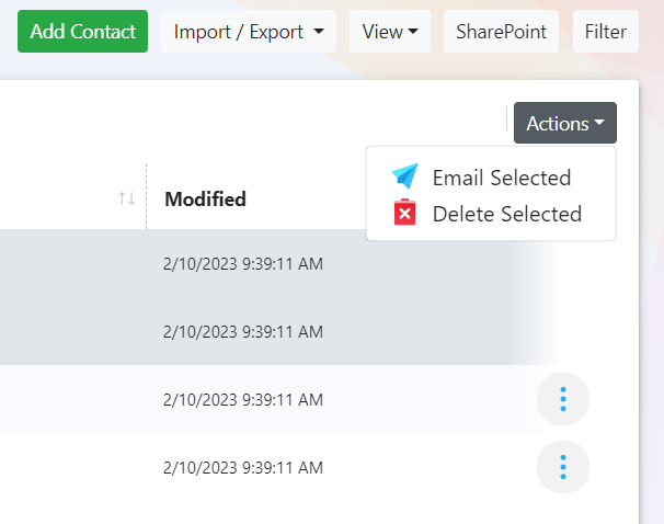 Send Bulk Emails - SharePortals - 1