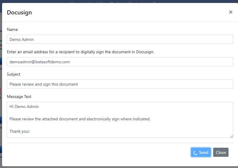 E-signature with Docusign - SharePortals - 1