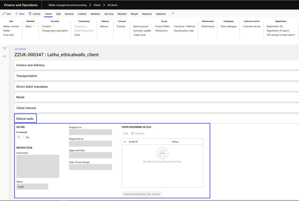 Ethical walls - sa.global product release notes - evergreen legal