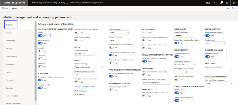 Ethical walls - sa.global product release notes - evergreen legal