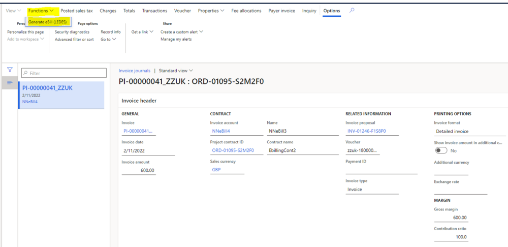 eBilling (LEDES) - sa.global product release notes - evergreen PrjOp