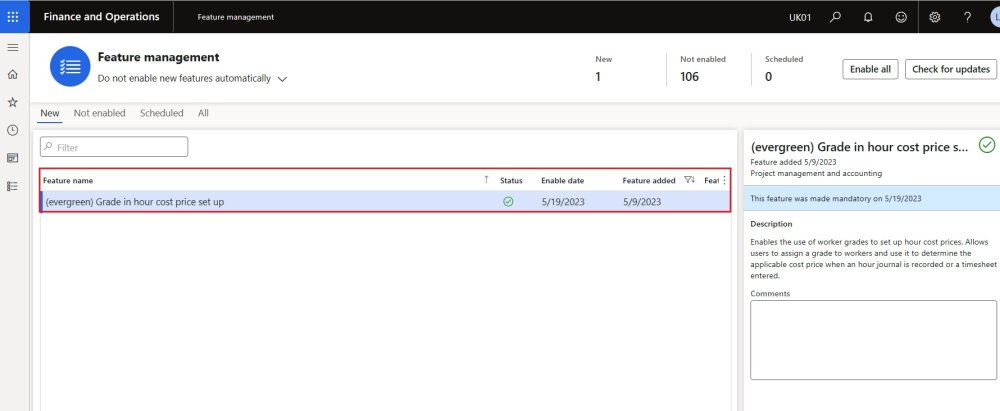 Grade based cost prices - sa.global product release notes - evergreen legal