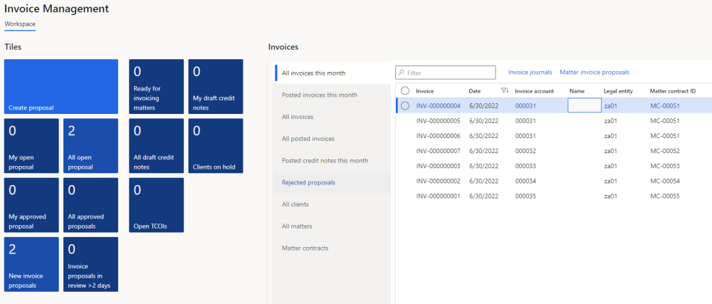 Invoice management workspace – phase 1 - sa.global product release ... Invoice management workspace – phase 1 - sa.global product release ...