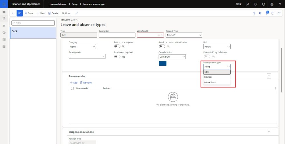 Parameter to identify leave and absence types - sa.global product ...