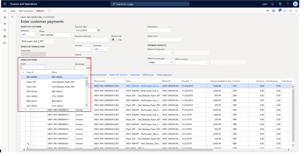 Multi Payer – payments - sa.global product release notes - evergreen legal