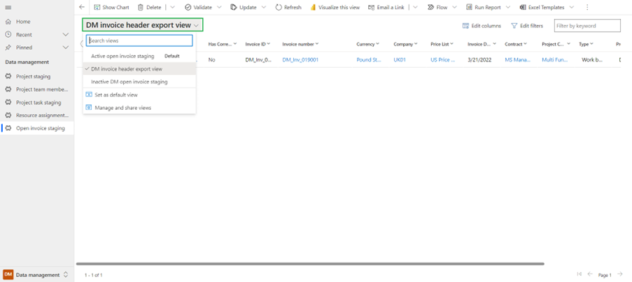 Open invoice staging - sa.global product release notes - evergreen PrjOp