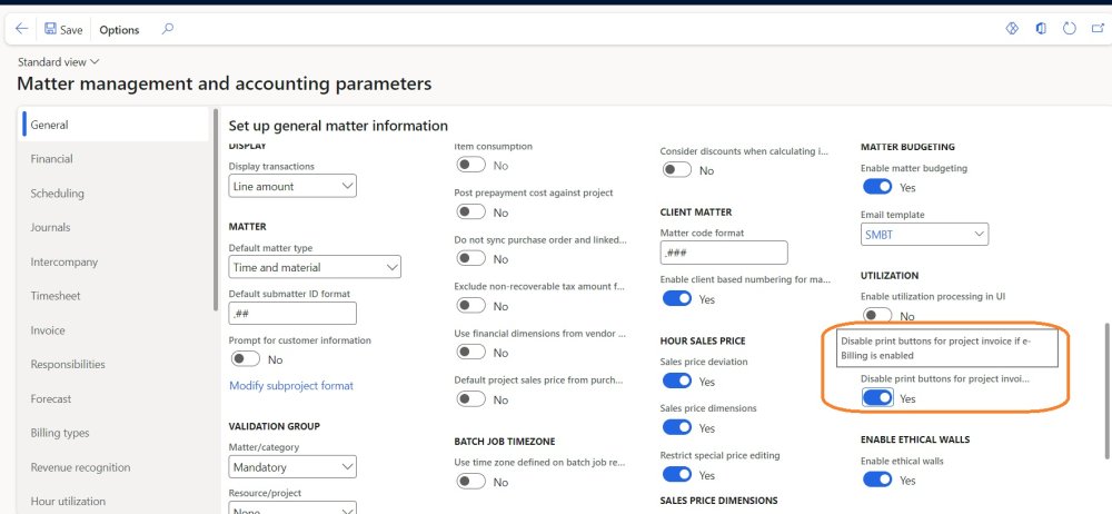 E-billing-Disable print buttons for project/matter invoice - sa.global ...