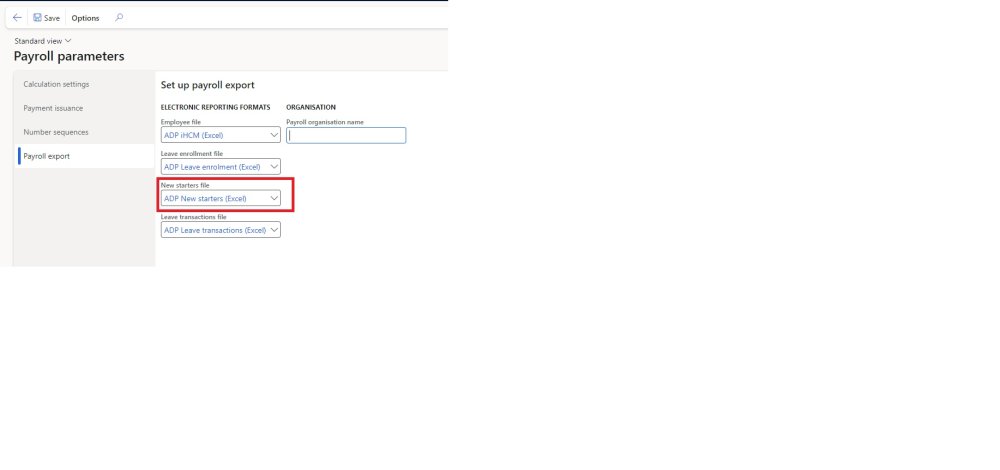 Payroll export – Time and Attendance – New Starters - sa.global product ...