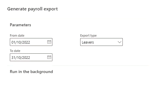HCM | Payroll exports Changes - sa.global product release notes ...