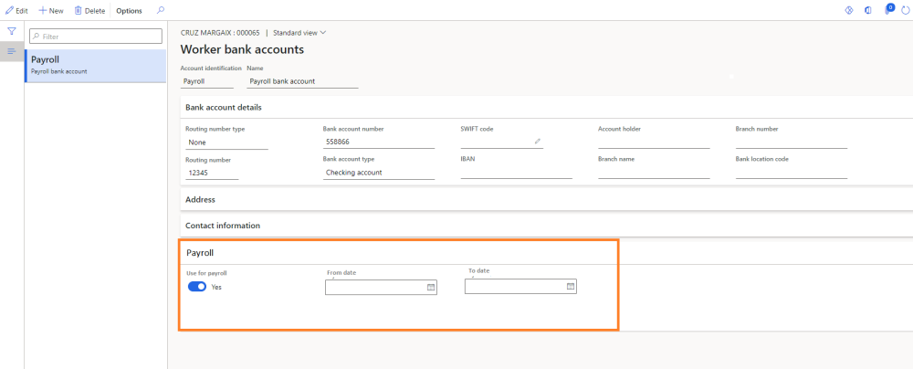 HCM | Payroll Bank Accounts - sa.global product release notes ...