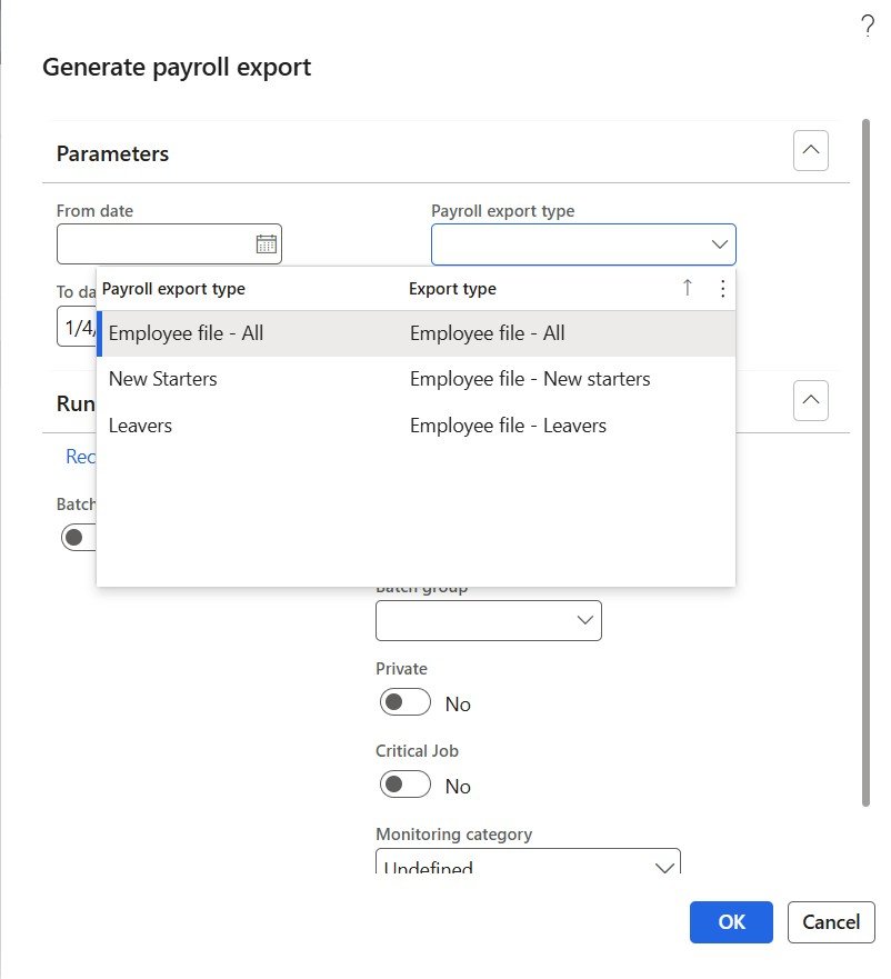 Payroll export compatibility with ePayfact - sa.global product release ...