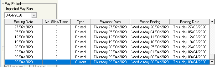 Change your Pay Run Dates - e-PayDay Legacy Payroll User Guide - 1