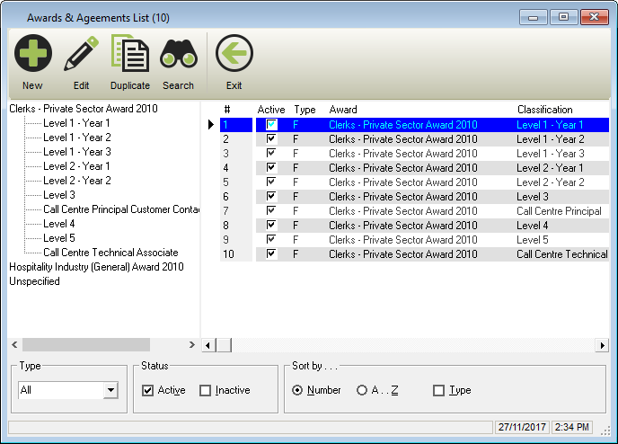 Awards & Agreements Overview - e-PayDay Legacy Payroll User Guide - 1