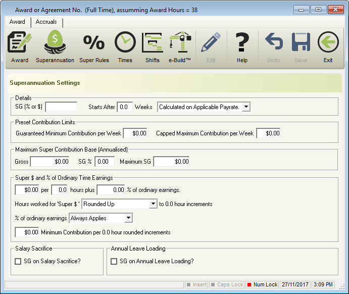 Superannuation Information - e-PayDay Legacy Payroll User Guide - 1