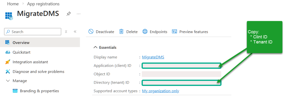 Create M365 App Registration - - 1