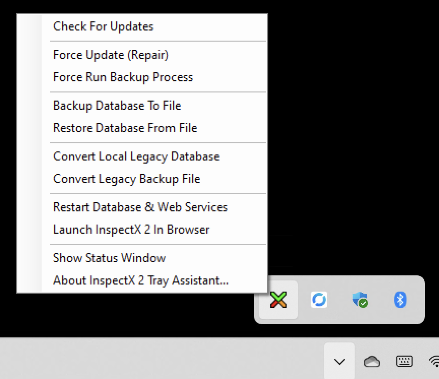 InspectX: Legacy Conversion - User Manual & Guide - 2.0