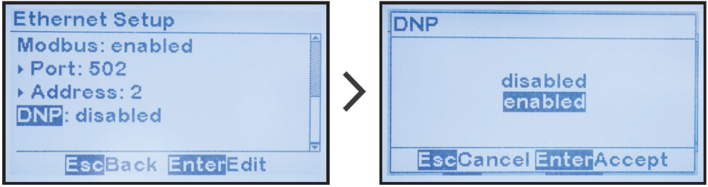 Enable/Disable DNP Communications via Ethernet - ATevo Communications - 1