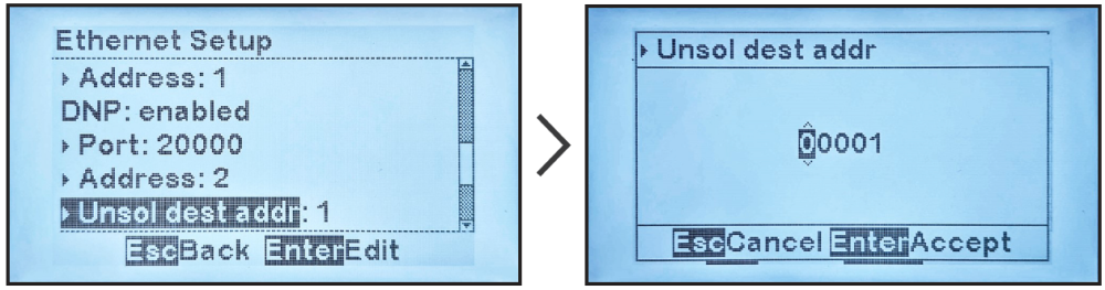 Configuring DNP Ethernet Parameters - EPIC Series Battery Cabinet O&SI ...