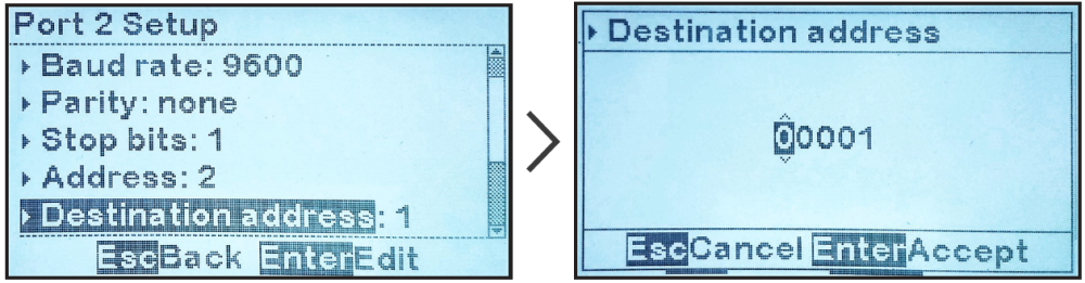 Changing DNP3 Serial PORT Parameters - EPIC Series Battery Cabinet O&SI - 1.1