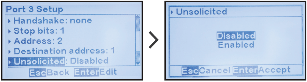 Changing DNP3 Serial PORT Parameters - ATevo Communications - 1