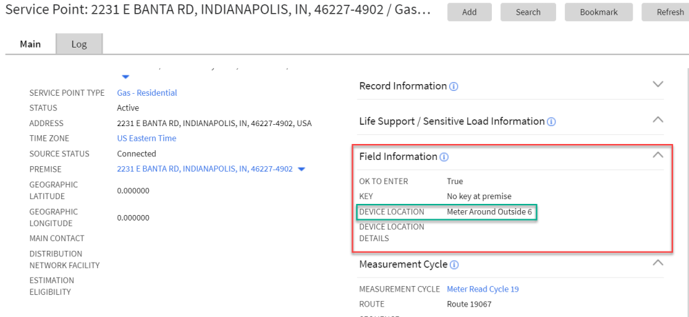 Meter Size & Location - New Service - 1