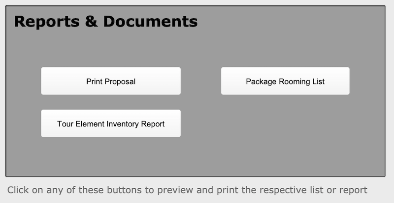 Package Reports & Docs - TourTools v5 User Guide - 1
