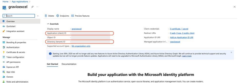 How to Register Azure Apps (Microsoft365) - Gravio Documentation - The Node Computing Platform - 1