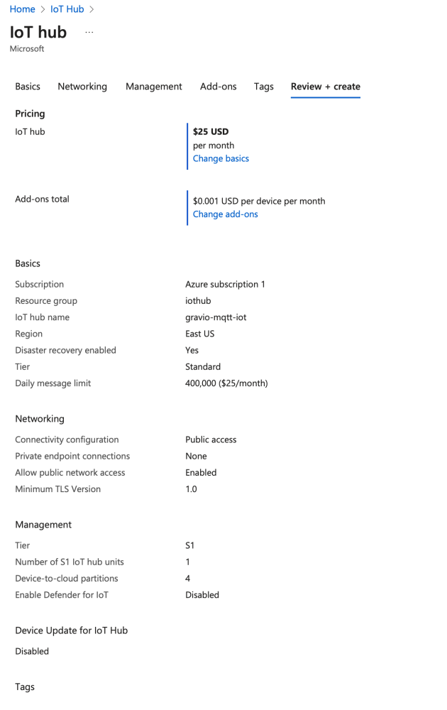How To Configure Azure Iot Hub Mqtt Gravio Documentation The Node Computing Platform 1