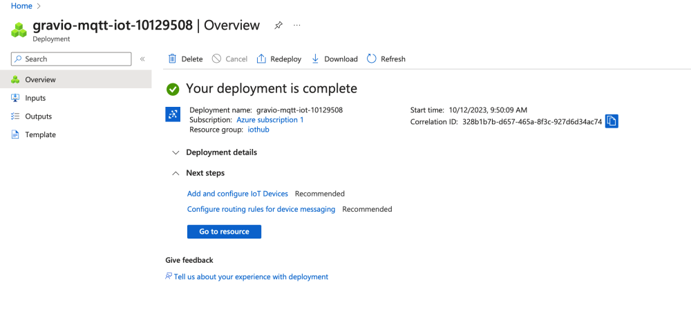 How To Configure Azure Iot Hub Mqtt Gravio Documentation The Node Computing Platform 1