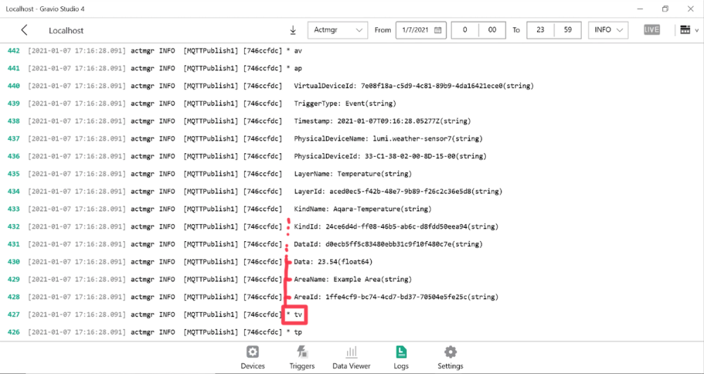 Available Variables in Actions - Gravio Documentation - The Node Computing Platform - 1