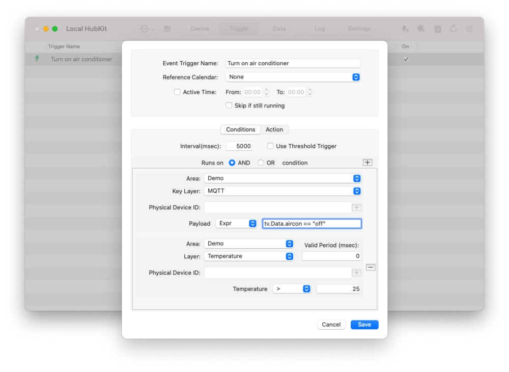 Trigger Parameter Examples - Gravio Documentation - The Node Computing Platform - 1
