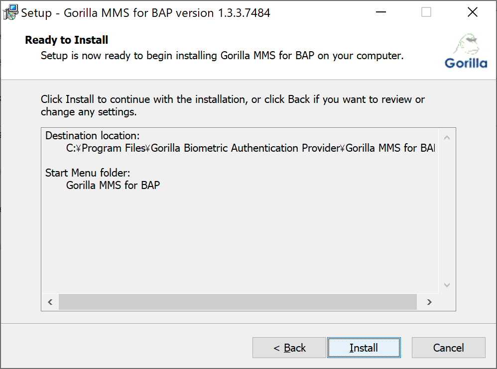 Installation of Gorilla BAP - Gravio Documentation - The Node Computing Platform - 1