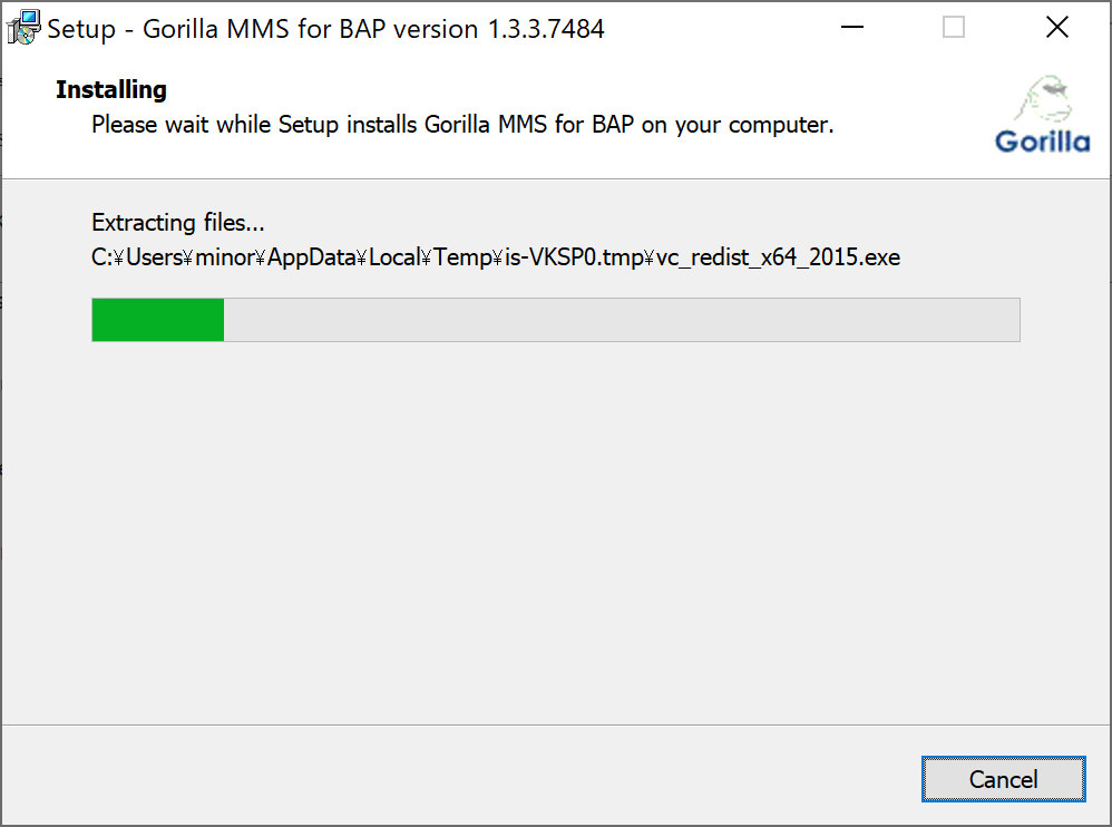 Installation of Gorilla BAP - Gravio Documentation - The Node Computing Platform - 1