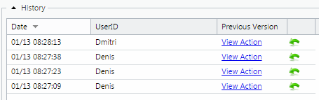 Test Case History - RedwoodHQ - 2.0