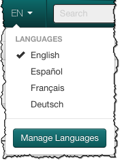 Adding a language - User Manual - 1.0