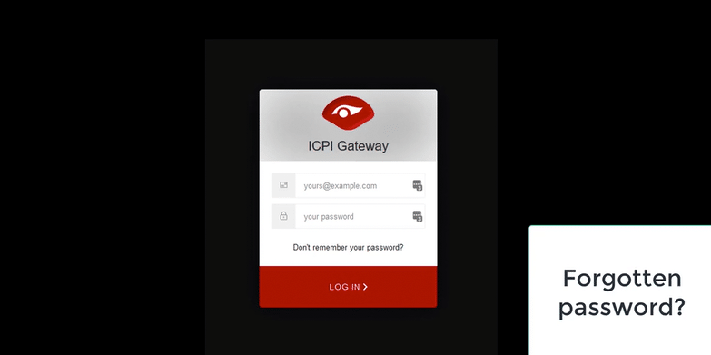 Reset password - Gateway - 1