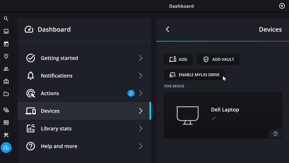 Add Mylio Drive - Mylio Photos - Version 24.3