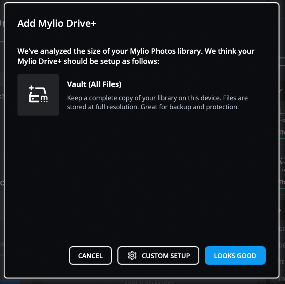 Add Mylio Drive+ with SecureCloud Storage - Mylio Photos - Version 24.3