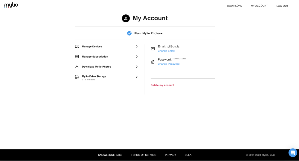 Managing Your Mylio SecureCloud Plan - Mylio Photos - Version 24.3
