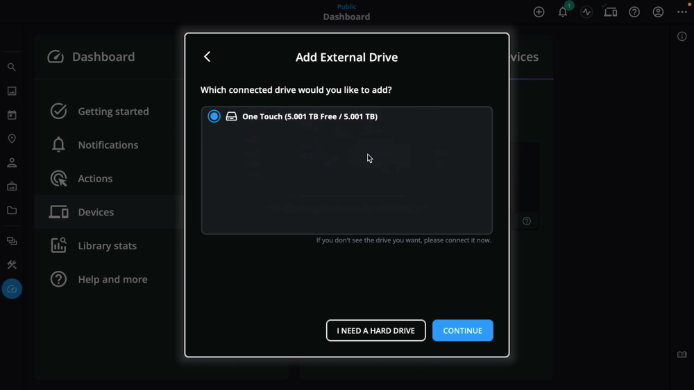 Add an External Drive - Mylio Photos - Version 24.3