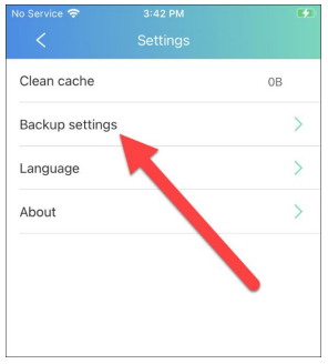 Customizing Backup Settings - Omega DataCube - Official User Guide - 1