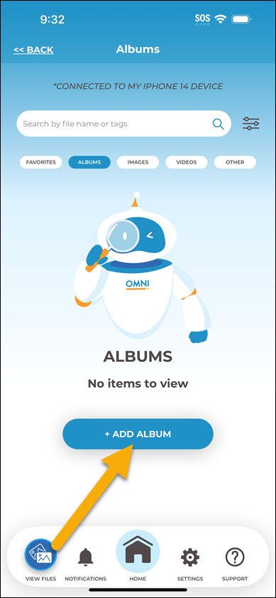 Creating Albums and Adding Files to Albums iPhone/iPad - ThePhotoStick ...
