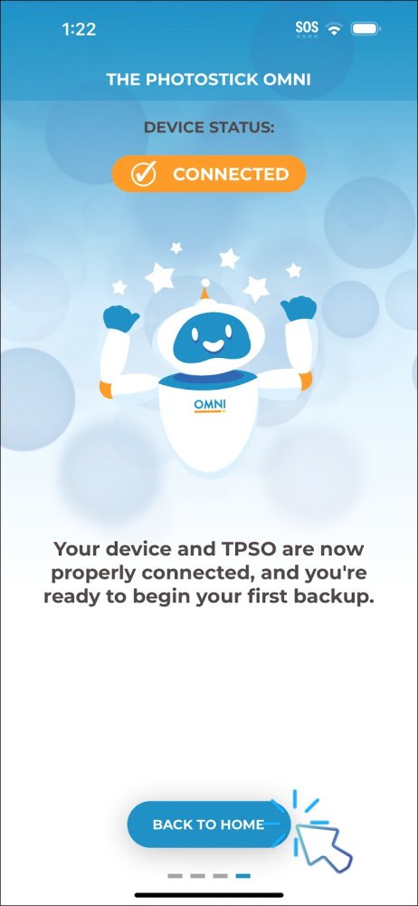 Starting ThePhotoStick® Omni on iPhone or iPad - ThePhotoStick® Omni ...