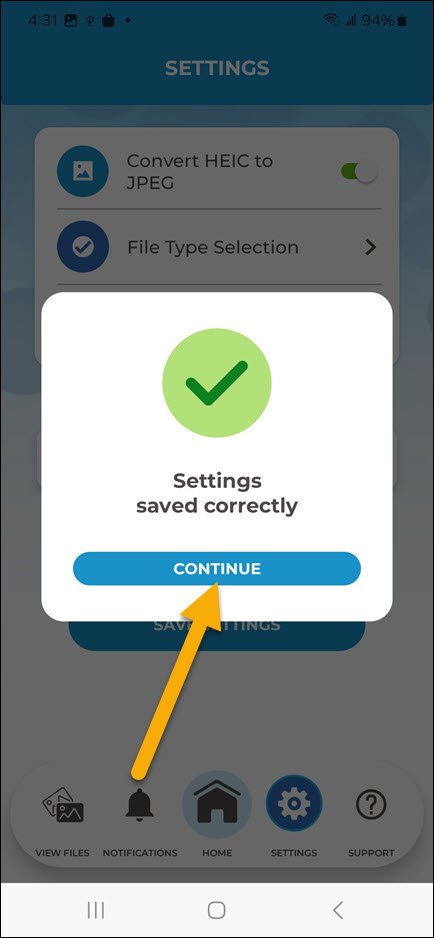 Viewing and Changing ThePhotoStick Omni App Settings - ThePhotoStick ...