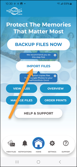 Importing Files from Cloud Services on Android Devices - ThePhotoStick ...