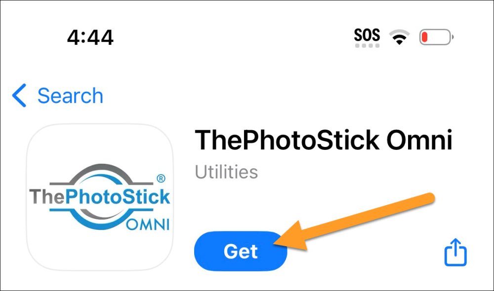 Starting ThePhotoStick® Omni on iPhone or iPad - ThePhotoStick® Omni - Official User Guide - 4