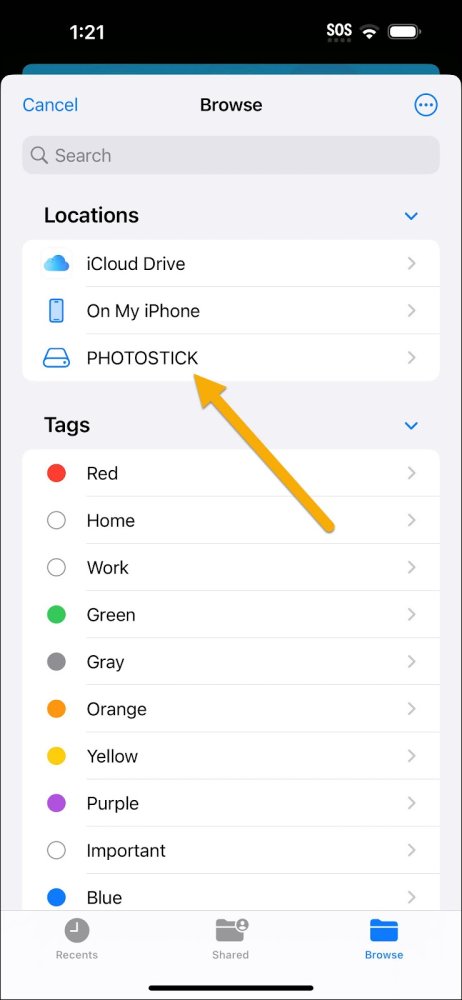 Starting ThePhotoStick® Omni on iPhone or iPad - ThePhotoStick® Omni ...